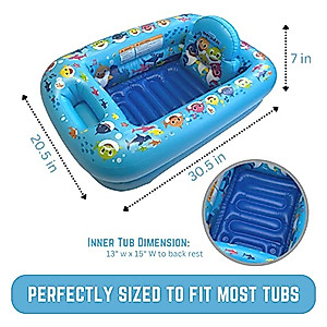 Nickelodeon Baby Shark "Making a Splash" Inflatable Tub