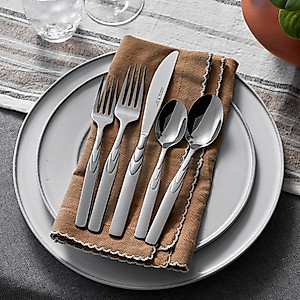 J.A. Henckels Classic Series Rapture 45-Piece Flatware Set, Service for 8