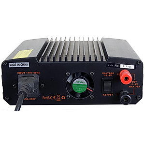 TekPower TP30SWV 30 Amp DC 13.8V Digital Switching Power Supply with Noise Offset