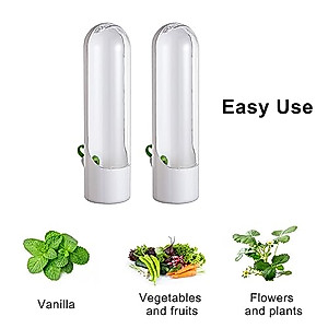 2pcs Fresh Herb Keeper, Herb Saver, Herb Keeper for Refrigerator, Herb Storage Container Keeps Greens Fresh Herb Saver Asparagus ​Keeper Practical Kitchen Tools for Cilantro(2 pcs)