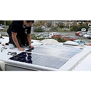 Solar Cynergy 120watt 12volt Monocrystalline Flexible-Bendable Solar Panel