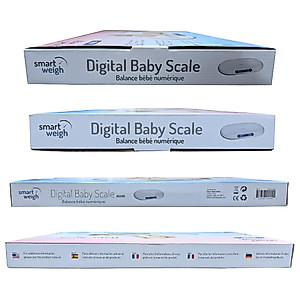 Smart Weigh Comfort Baby Scale, 44 Pound Capacity, 3 Weighing Modes, Accurate Digital Scale for Infants, Toddlers, and Babies