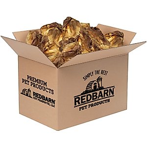 Redbarn Pig Ear Dog Chew, 100 Count