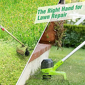 11 PCS 0.065" Dual Trimmer Line(2900719) Replacement Suitable for Greenworks Weed Wacker 2101602,2101602A,STBA40B210, BST4000,Replacement Trimmer String and Cap Cover(9 Spools+2 Caps)