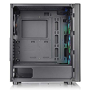 Thermaltake V250 Motherboard Sync ARGB ATX Mid-Tower Chassis with 3 120mm 5V Addressable RGB Fan + 1 Black 120mm Rear Fan Pre-Installed CA-1Q5-00M1WN-00
