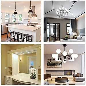 E26 10W LED Light bulbs, 6000K Daylight White, 1000 lumen, 100 Watt Equivalent Incandescent Bulbs, Non-dimmable Edison Candelabra Ceiling Fan led Bulbs, Flicker Free, Tubular LED Corn Bulb, 5 Pack