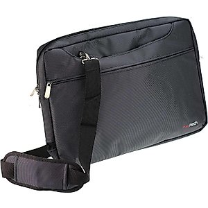 Navitech Black Water Resistant Tablet Bag - Compatible with qunyiCO Android 10.0 GO Tablet