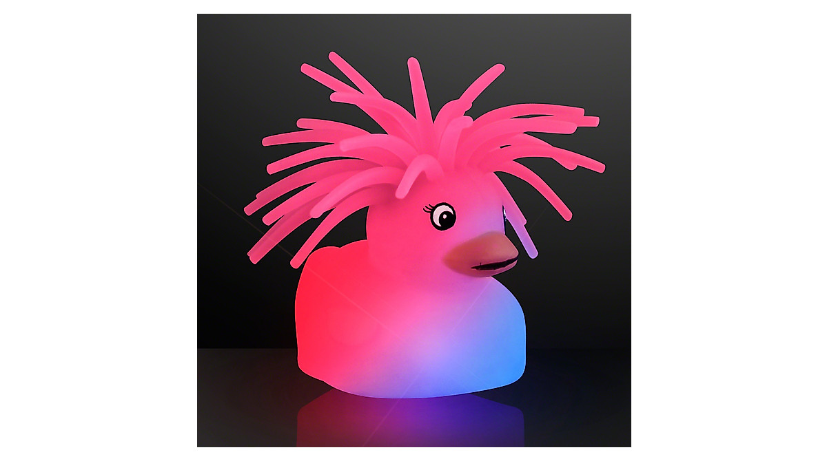Light Up Funky Flashing Disco Ducks - Set of 6 Party Favors