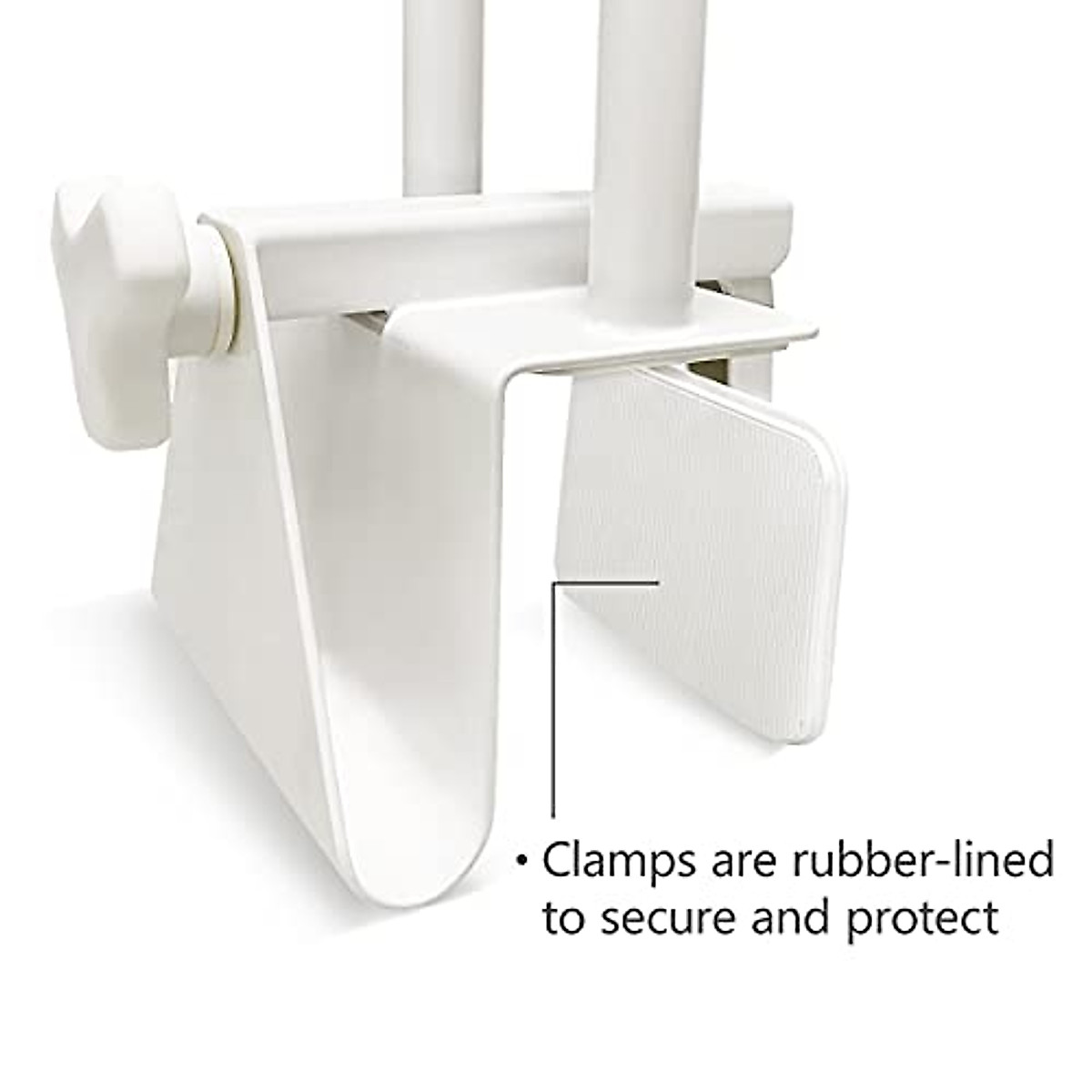 UNLICON Medical Adjustable Bathtub Safety Rail,Adjustable Grab Bars for Bathroom, Shower Handle for Seniors and Elderly, White