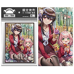 60PCS Anime Card Sleeves PKM Card Shield （Arnia）Board Game Trading Cards Loader PKM Deck Protector for TCG Standard Size Cards 67x92mm