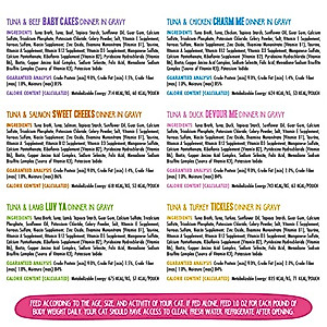 Weruva Best Feline Friend (BFF) Pouch Variety Pack Cat Food, Pouch 3oz Variety #1 (12 pouches)