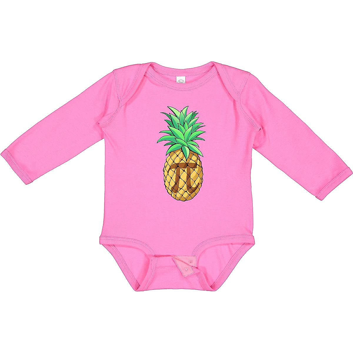inktastic Pi-neapple for Pi Day Long Sleeve Creeper Newborn Raspberry 41ecc