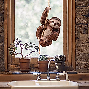 Design Toscano Hanging Horatio The 3-Toed Sloth Statue