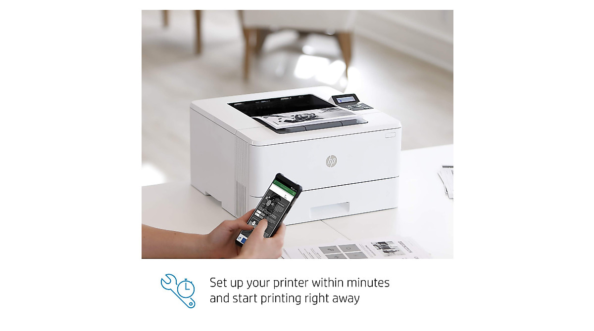 HP LaserJet Pro M404dn Monochrome Printer with Ethernet & Duplex