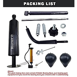 Reaction Punching Bag,Boxing Bag for Adults and Teens,Boxing Gym Equipment,360 Spinning Bar with Dual Punching Balls for Training,Stress Relief & Fitness(Base Not Included) (Black)