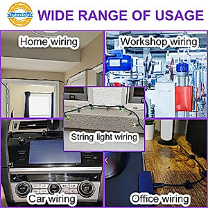 EndlesShine Wire Clips [3 Sizes 50pcs], Adhesive Wire Organizer Cable Holder Cord Management Command Clips for Office and Home (Clear)