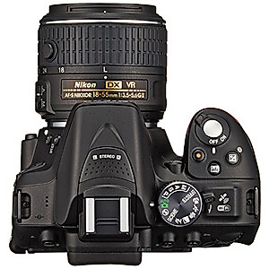 Nikon D5300 24.2 MP CMOS Digital SLR Camera Double Zoom Lens Kit with 18-55mm f/3.5-5.6G ED VR II + 55-200mm f/4.5-5.6G - International Version (No Warranty)