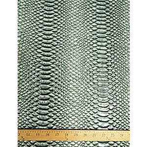 DuroLast™ Shiny 3D Serpent Snake Embossed Vinyl Fabric Sold by The Yard DIY Upholstery Accessories Apparel (Blood Red)