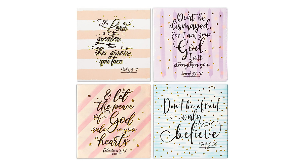 Inspirational Bible Verse Magnets - 8 Pack for Your Fridge