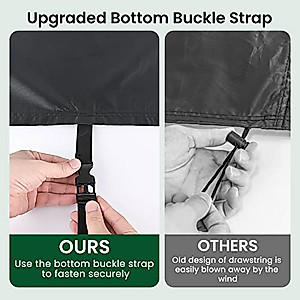 Mrrihand Chaise Lounge Cover, Outdoor Furniture Covers For Winter, Patio Lounge Chair Cover Waterproof and UV Resistant, Heavy Duty Outdoor furniture covers with Air Vent 2 Pack - 84L x 32W x 32H inch