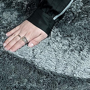 Aucuda Kitchen Runner Rug, 2x8 ft Kitchen Floor Mat Anti Fatigue Non Slip, Thick Sponge Runner Rugs Floor Cushions, Fluffy Standing Mats for Kitchen Sink, Extra Long Kitchen Carpet Machine Washable.