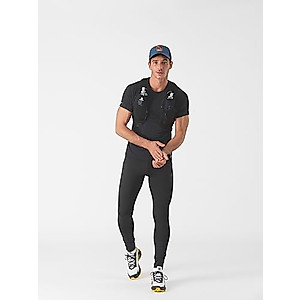 Salomon mens Tee T Shirt, Deep Black, Medium US