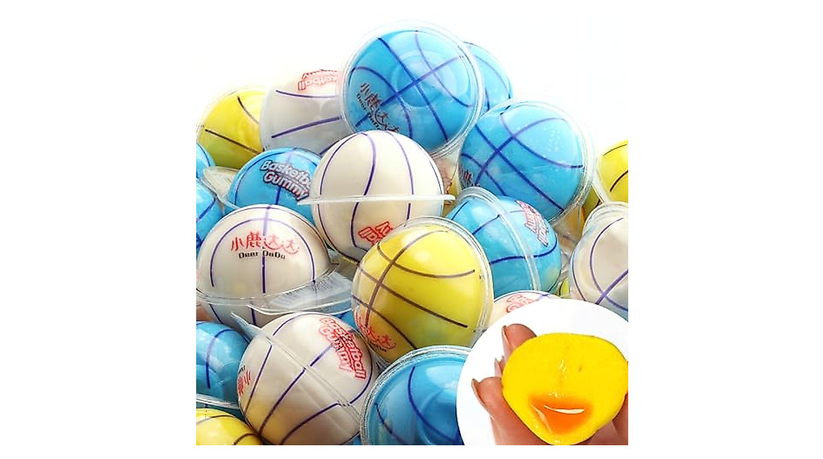 Basketball Jelly-Filled Gummies - Fun & Flavorful Treats