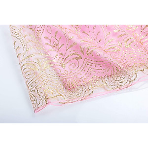 ReliBeauty Girls Princess Dress up Costume with Accessories, 4T, Pink