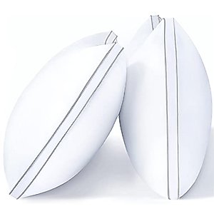 viewstar Pillows King Size Set of 2, Bed Pillows for Sleeping, King Pillows 2 Pack for Back, Stomach or Side Sleepers, Fluffy Pillows for Bed with Down Alternative, Machine Washable, 20" x 34"