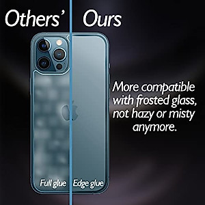 Shacoryze Back Screen Protector for iPhone 12 Pro [2-Pack], Rear Tempered Glass [Haptic Touch] Temper Film Premium HD Clarity Anti-Fingerprint/Scratch Compatible with iPhone 12 Pro (6.1 inch)