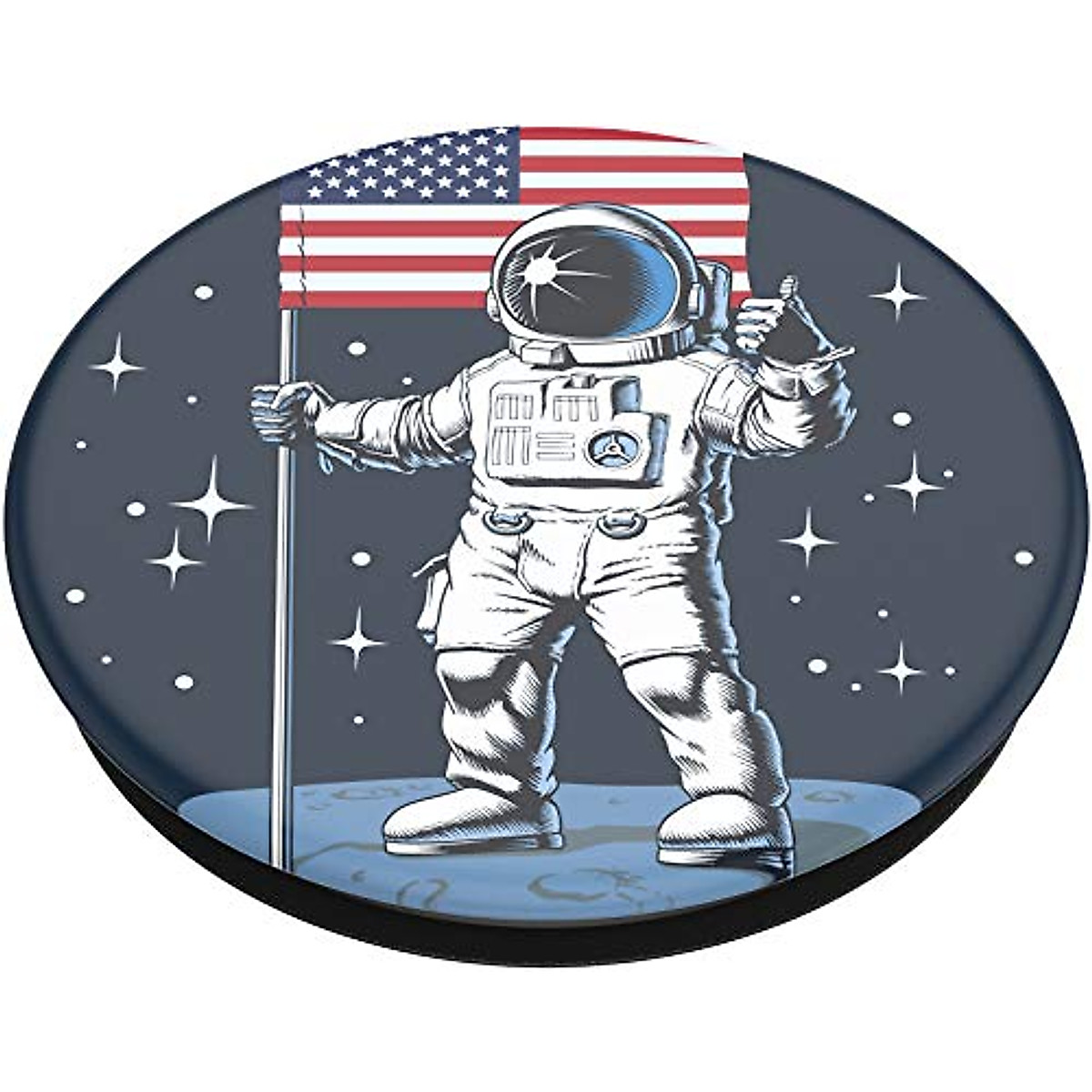 PopSockets: PopGrip with Swappable Top for Phones and Tablets - Man on The Moon