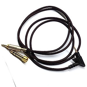 NewFantasia Replacement Audio Cable Compatible with Sennheiser PXC450, PXC350, PC350, HD380 PRO Headphones Braided Wire Audio Upgrade HiFi Stereo Cord 1.2meters/4feet