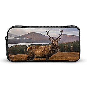 Scottish Bucks Pencil Case Pencil Pouch Coin Pouch Cosmetic Bag Office Stationery Organizer