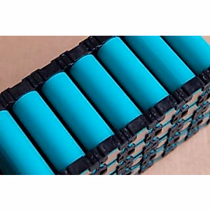 Heyiarbeit 5Pcs 5x6 Tandem 21700 Lithium Battery Holder Cell Spacer Bracket for DIY Battery Pack Hole Dia 21.7mm/0.85"