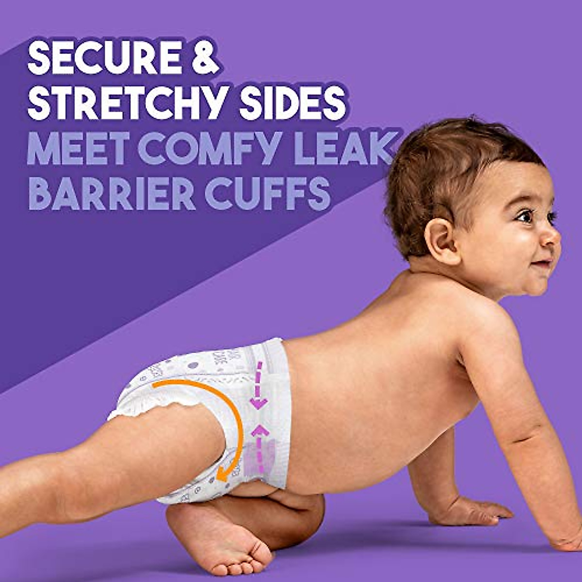 Diapers Size 5 (over 27 lbs), 148 Count - Luvs Pro Level Leak Potection