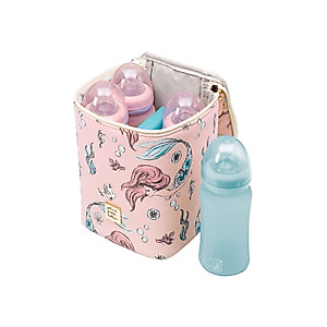 Petunia Pickle Bottom Baby Cooler Bag | Perfect for Baby Bottles and Snacks | Insulated & Reusable Bottle Cooler and Baby Holder | Little Mermaid