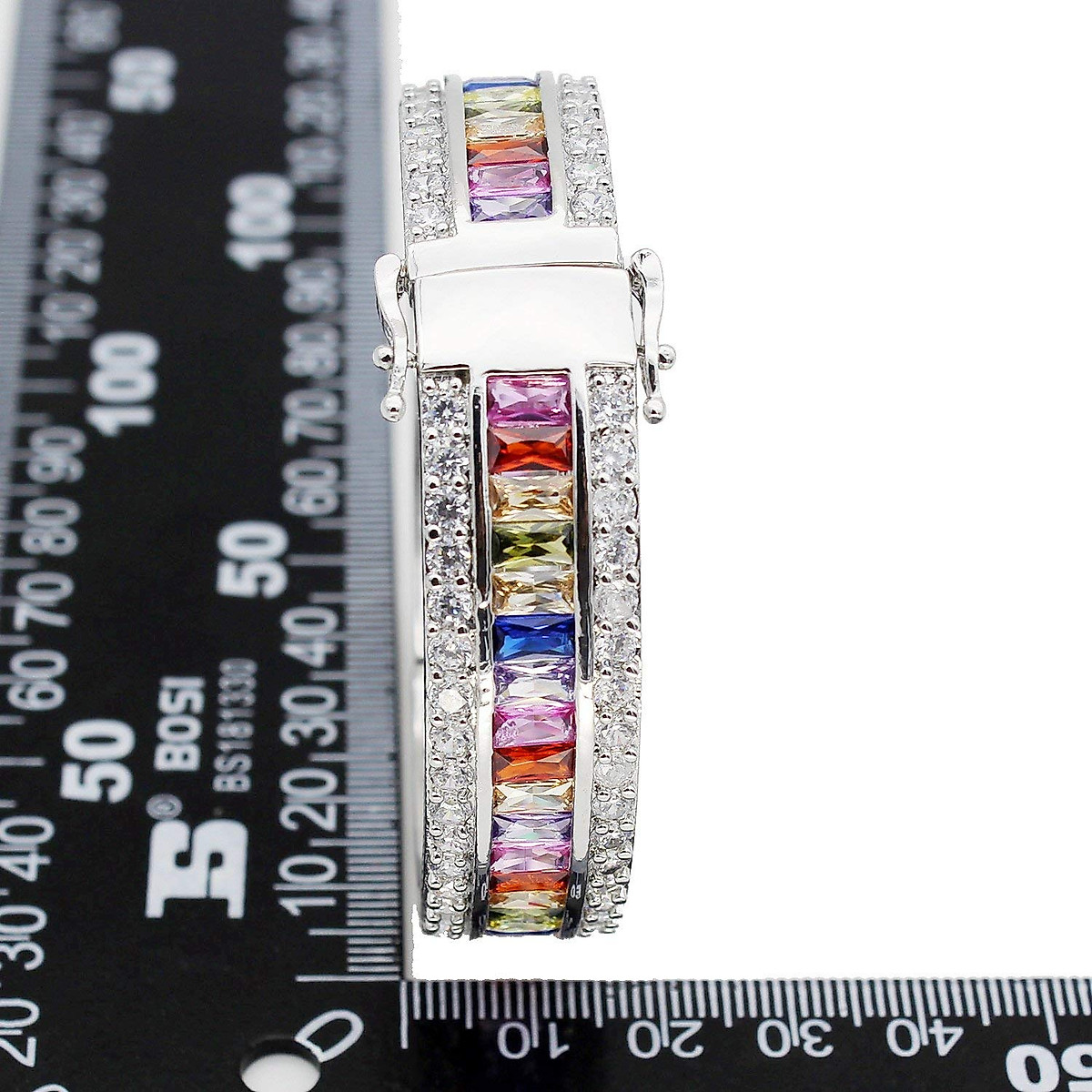 Women Amethyst Bracelets Garnet Ruby Blue Sapphire Tennis Bracelet Bridal Girl Girlfriend Jewelry