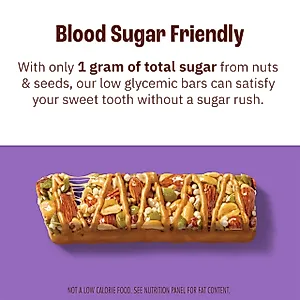 Munk Pack Nut & Seed Bar Caramel Sea Salt | 1g Sugar, Low Carb & Keto, 5g Protein | Gluten Free, Plant Based, Zero Added Sugar | Sweet & Salty Breakfast & Snack Bars | 12 Count