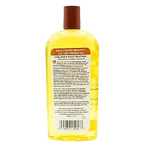 Hollywood Beauty Tea Tree Oil for Hair, Scalp, and Skin, 16 fl oz - Moisturizes Dry, Itchy Scalp, Blended with Vitamin E & Aloe