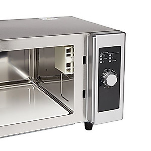 Amana RMS10DS Light-Duty Commercial Microwave Oven with Dial Timer, Stainless Steel, 120-Volts, 1000-Watts