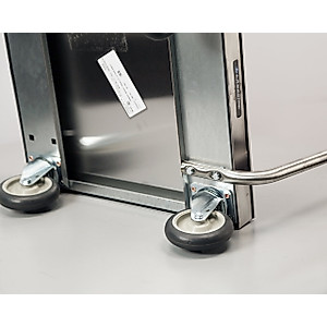 Lakeside 452 Food Service Cup and Glass Rack Dolly, Stainless Steel, 400 lb. Capacity