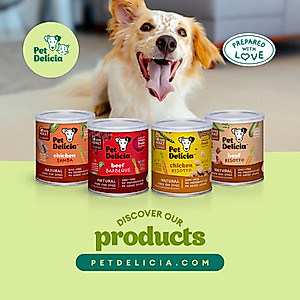 Pet Delicia Natural Dog Food 11.3oz (320g) Can (Beef Barbeque)