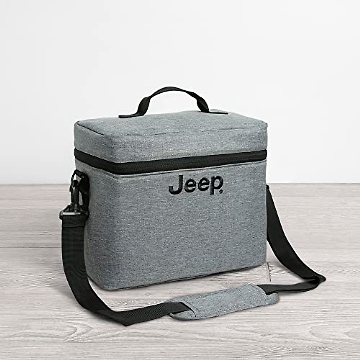 Jeep Wrangler Cooler Bag and Frame by Delta Children (Works with Jeep Wrangler Stroller Wagon #60001) - Holds 16 Cans or 15 Pounds, Grey