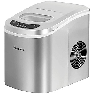 Magic Chef MCIM22SV 27Lb-Capacity Portable Ice Maker