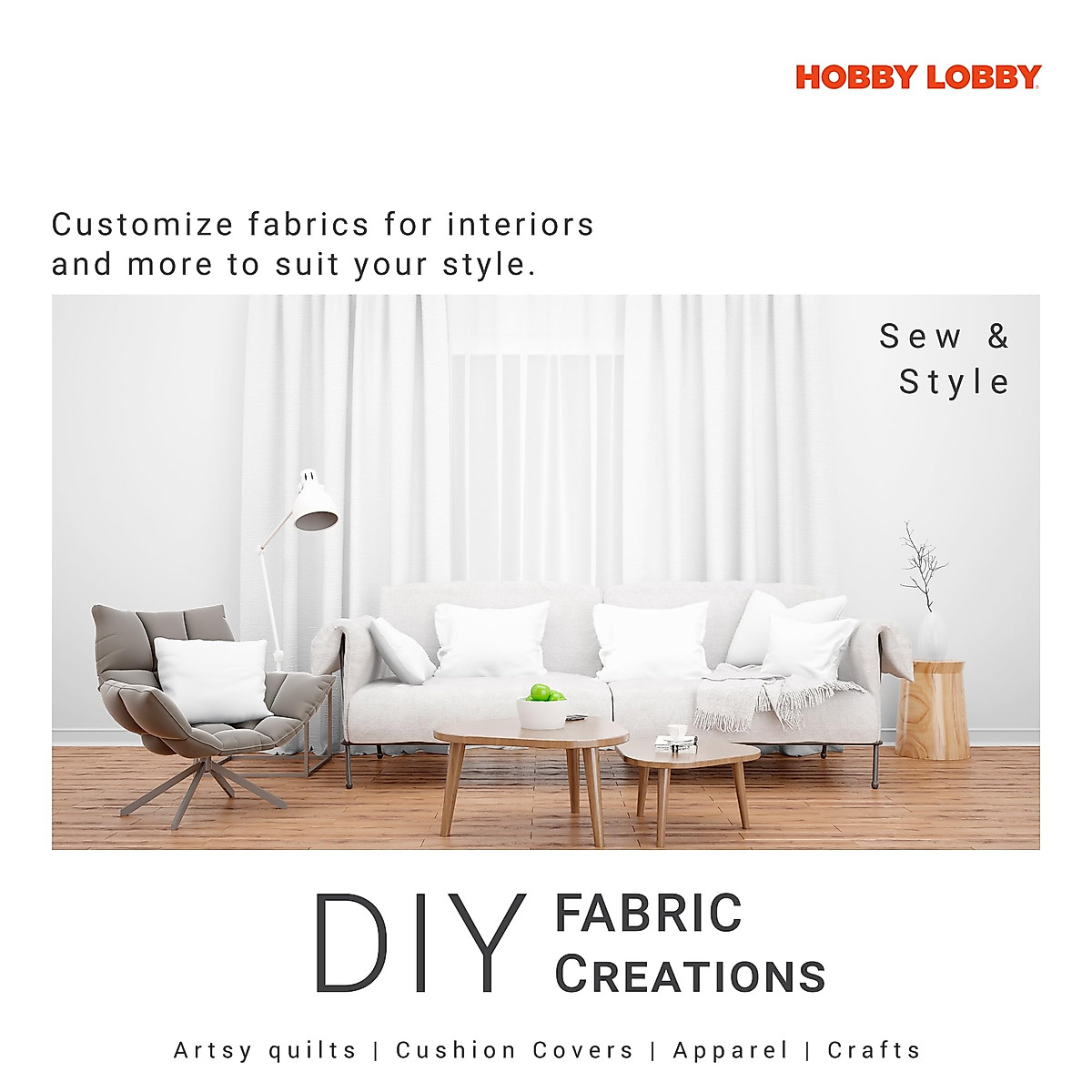 Blended Blue Cotton Calico Fabric (1 Yard) – Printed Sewing Fabric by The Yard – Lightweight Precut Fabric for Sewing Clothes, Homeware, & Other Accessories – DIY Craft Fabric