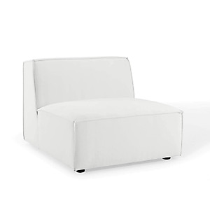 Modway Restore 6-Piece Upholstered Sectional Sofa in White