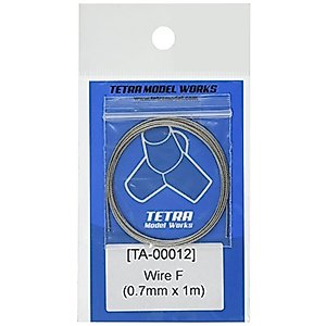 Tetra Model Works Stainless Steel Wire 0.7mm Diameter × 1 m Model