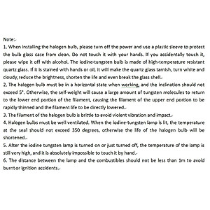 CTKcom 300 Watt 4.6 Inch T3 Halogen Bulbs (5 Pack) - J Type 118mm R7S Double Ended Halogen Bulbs Filament Flood Lights Quartz Tube Lamps 120V