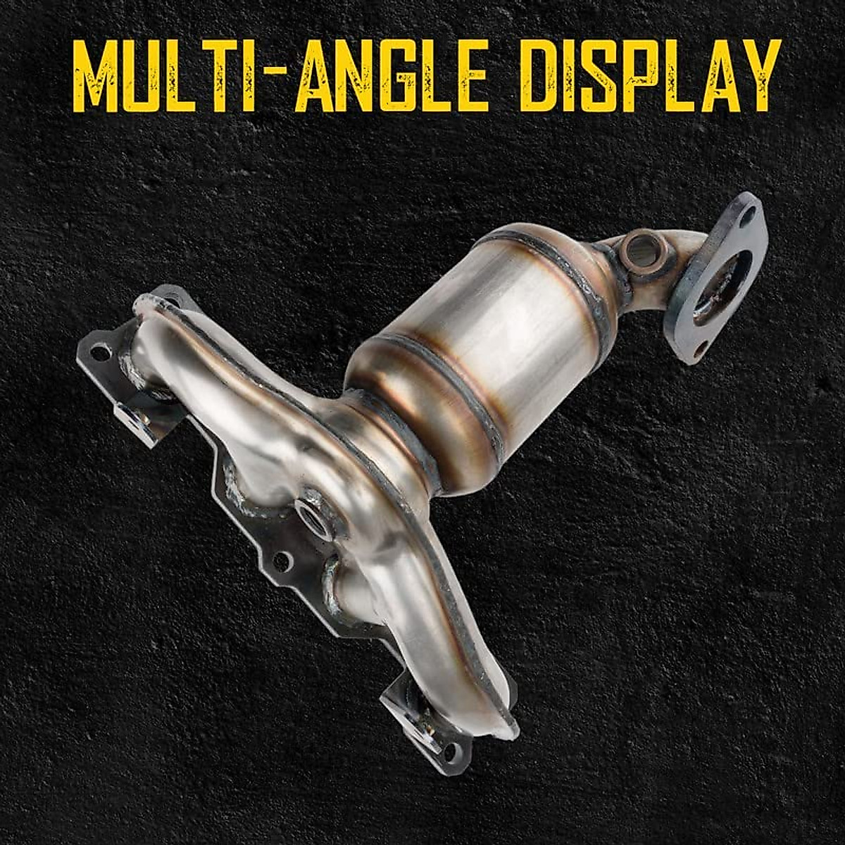 KAX Catalytic Converter Industrial Grade Stainless Steel Replacement for Sonata 2.4L 2009-2014, Optima 2.4L 2009-2014 1Pcs ​(EPA Compliant)