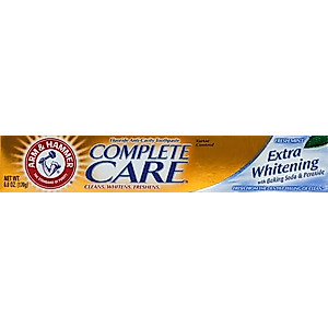 Arm & Hammer Complete Care Toothpaste, Fresh Mint, Whole Mouth Protection, 6.0oz